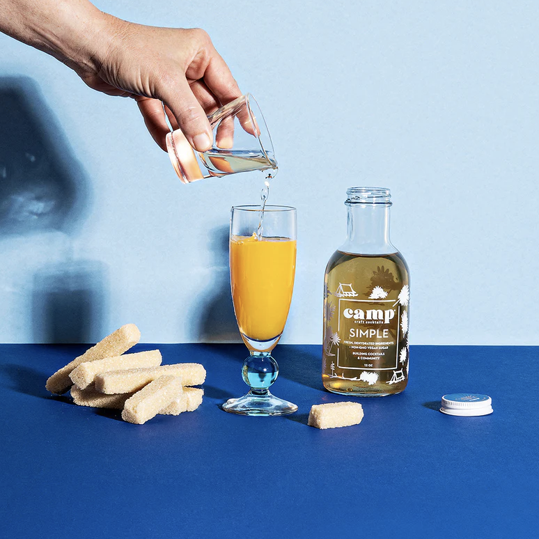 Camp Craft Cocktail | Classic Simple Syrup | The Ruffly Rose